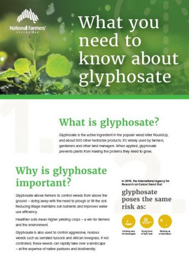 What you need to know about glyphosate - AustralianFarmers