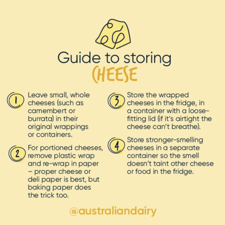Tips & tricks for storing your favourite dairy products - AustralianFarmers