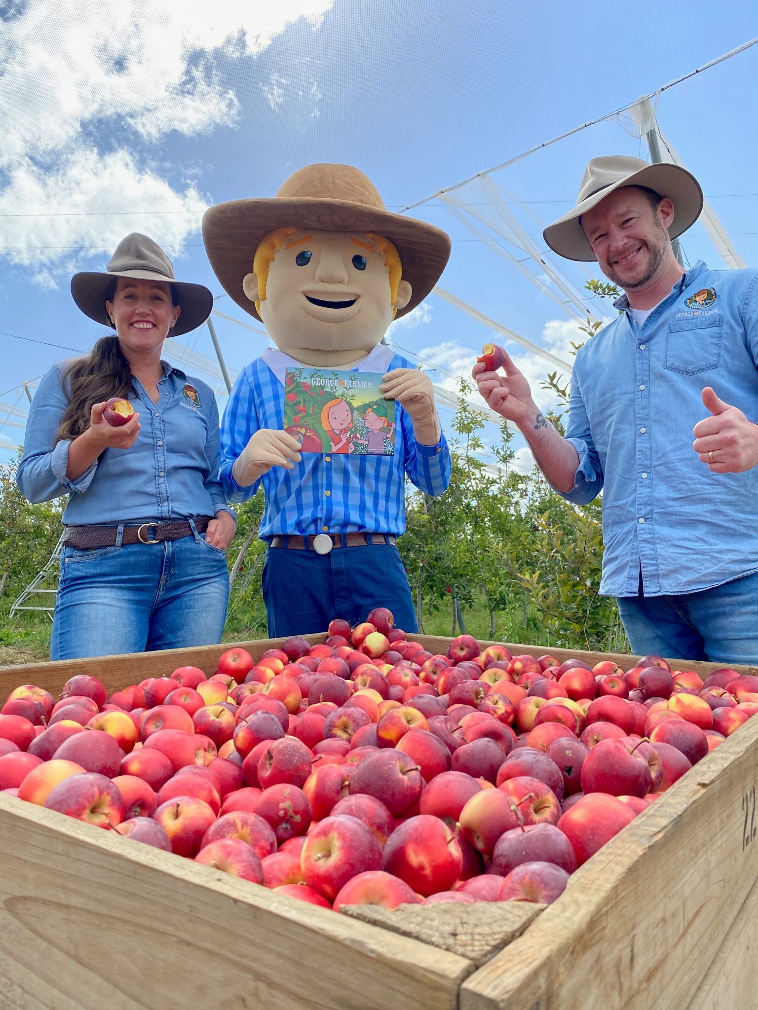 George urges kids to embrace blemished & bumpy apples - AustralianFarmers