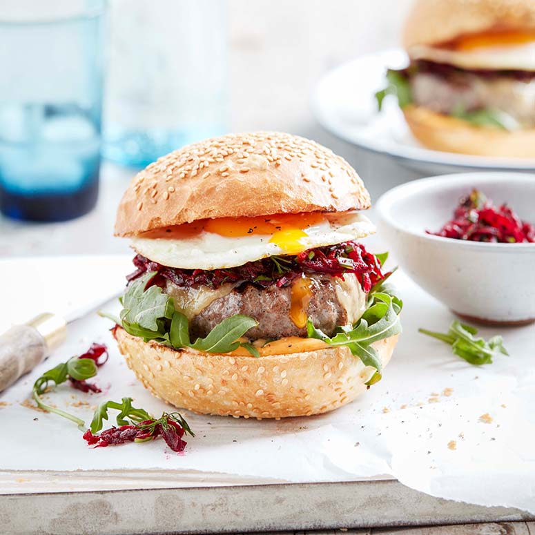 Aussie beef burger - AustralianFarmers